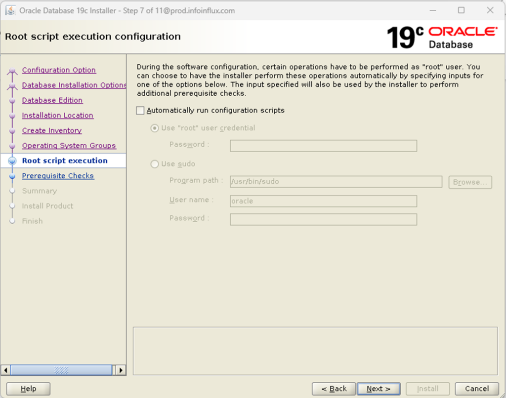Install Oracle 19c On Linux Info Influx