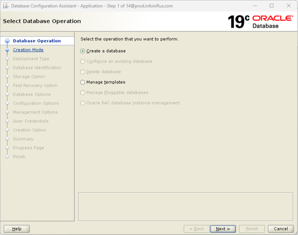 Install Oracle 19c on Linux - Info Influx