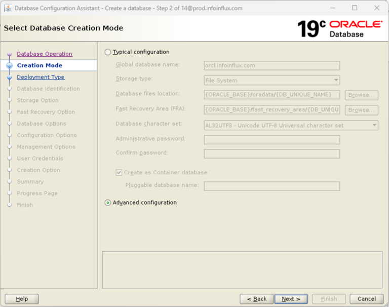 Install Oracle 19c on Linux - Info Influx