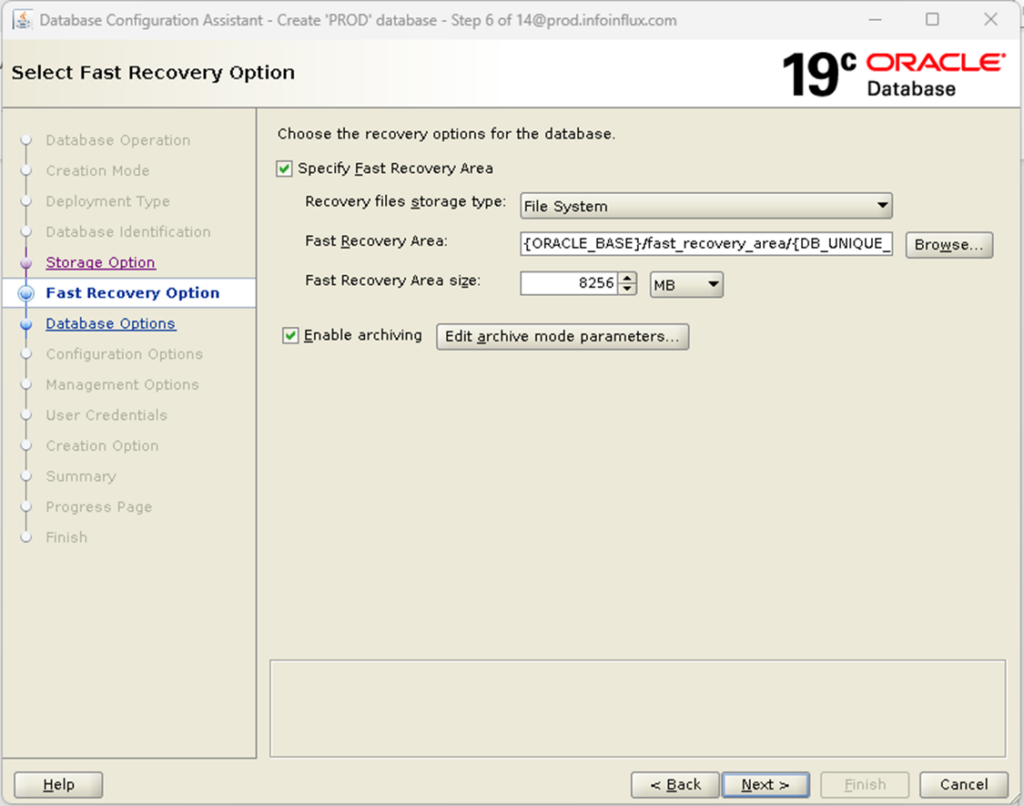 Install Oracle 19c on Linux - Info Influx