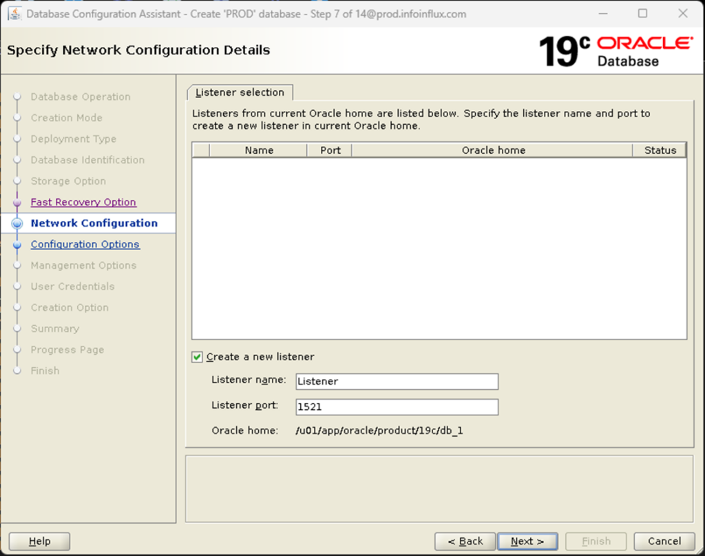 Install Oracle 19c on Linux - Info Influx