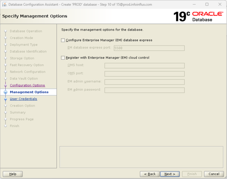 Install Oracle 19c on Linux - Info Influx