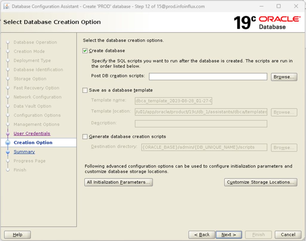Install Oracle 19c on Linux - Info Influx