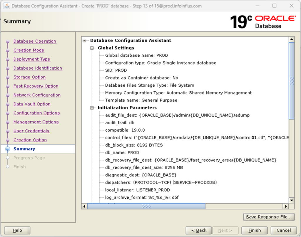 Install Oracle 19c on Linux - Info Influx