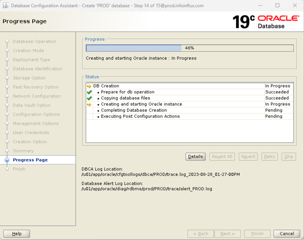 Install Oracle 19c on Linux - Info Influx